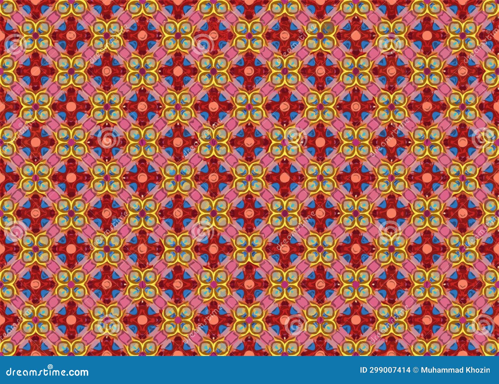 Unique and Nice Design Pattern with Full Color for Background and Motif ...
