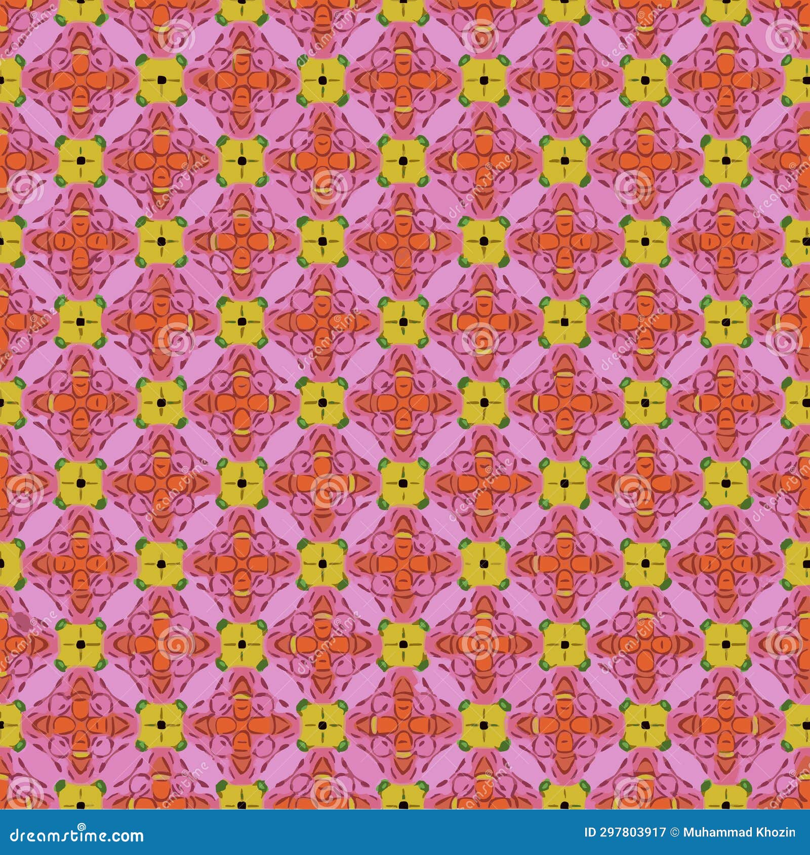 Unique and Nice Design Pattern with Full Color for Background and Motif ...