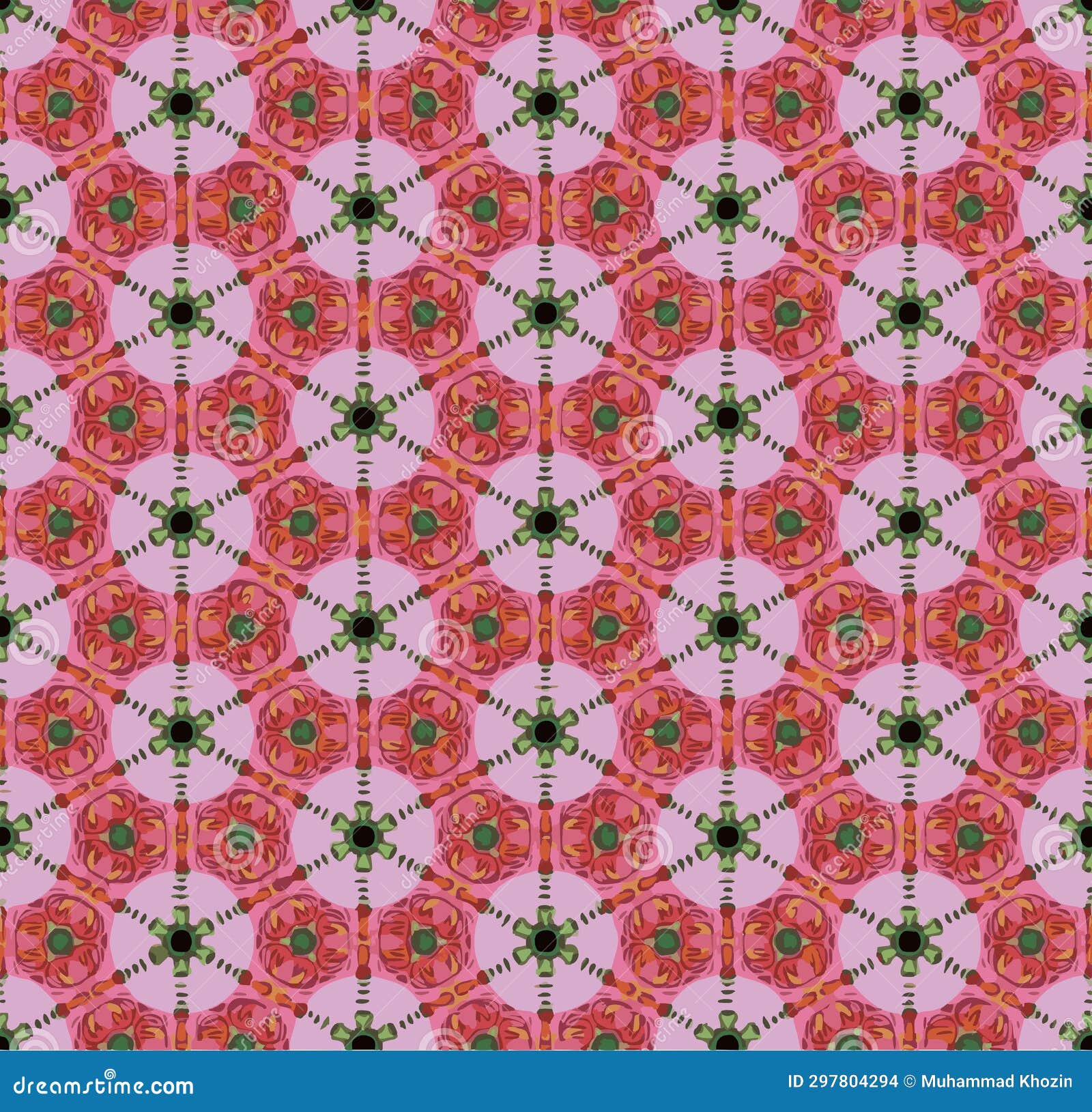 Unique and Nice Design Pattern with Full Color for Background and Motif ...