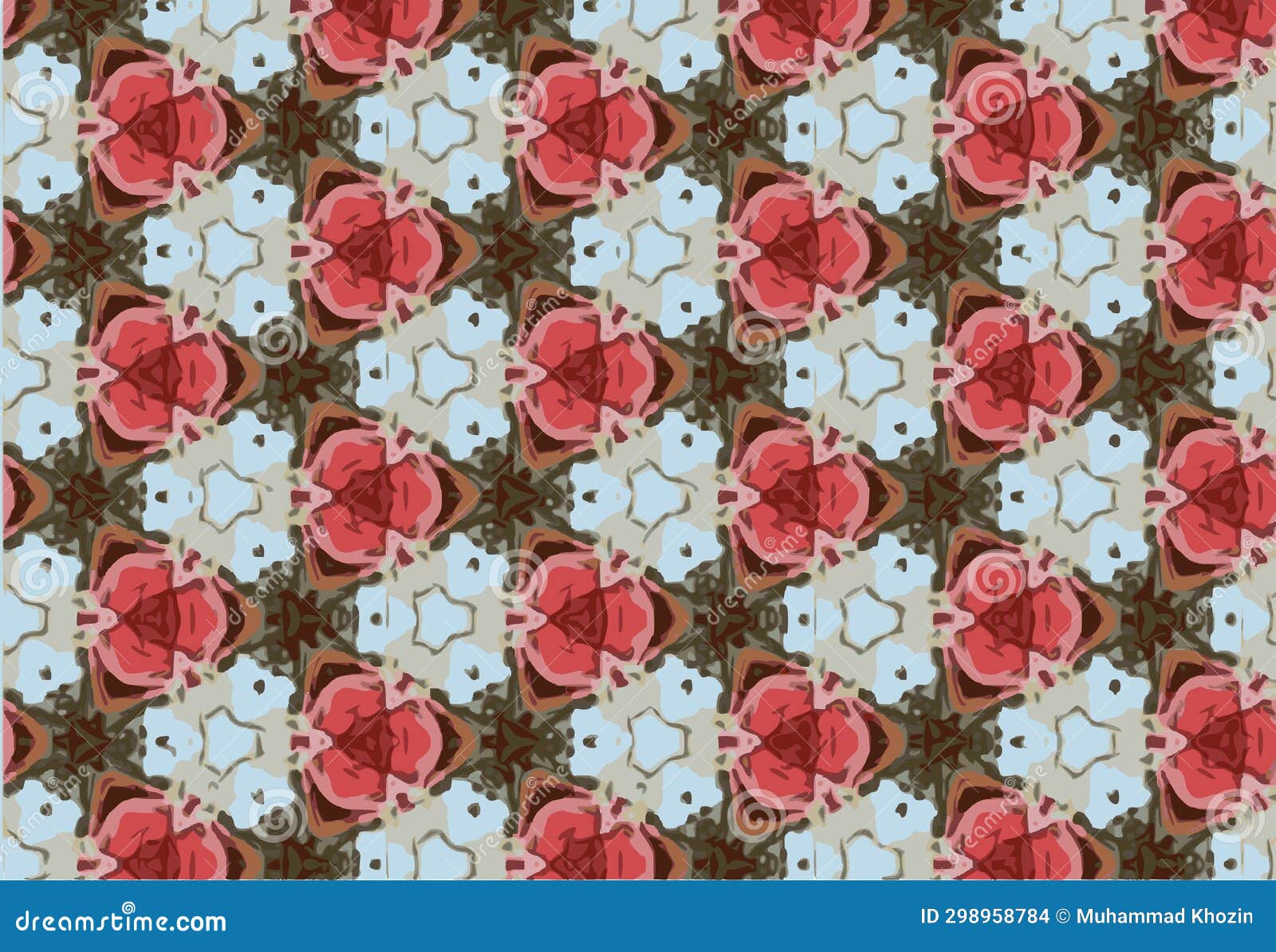 Unique and Nice Design Pattern with Full Color for Background and Motif ...