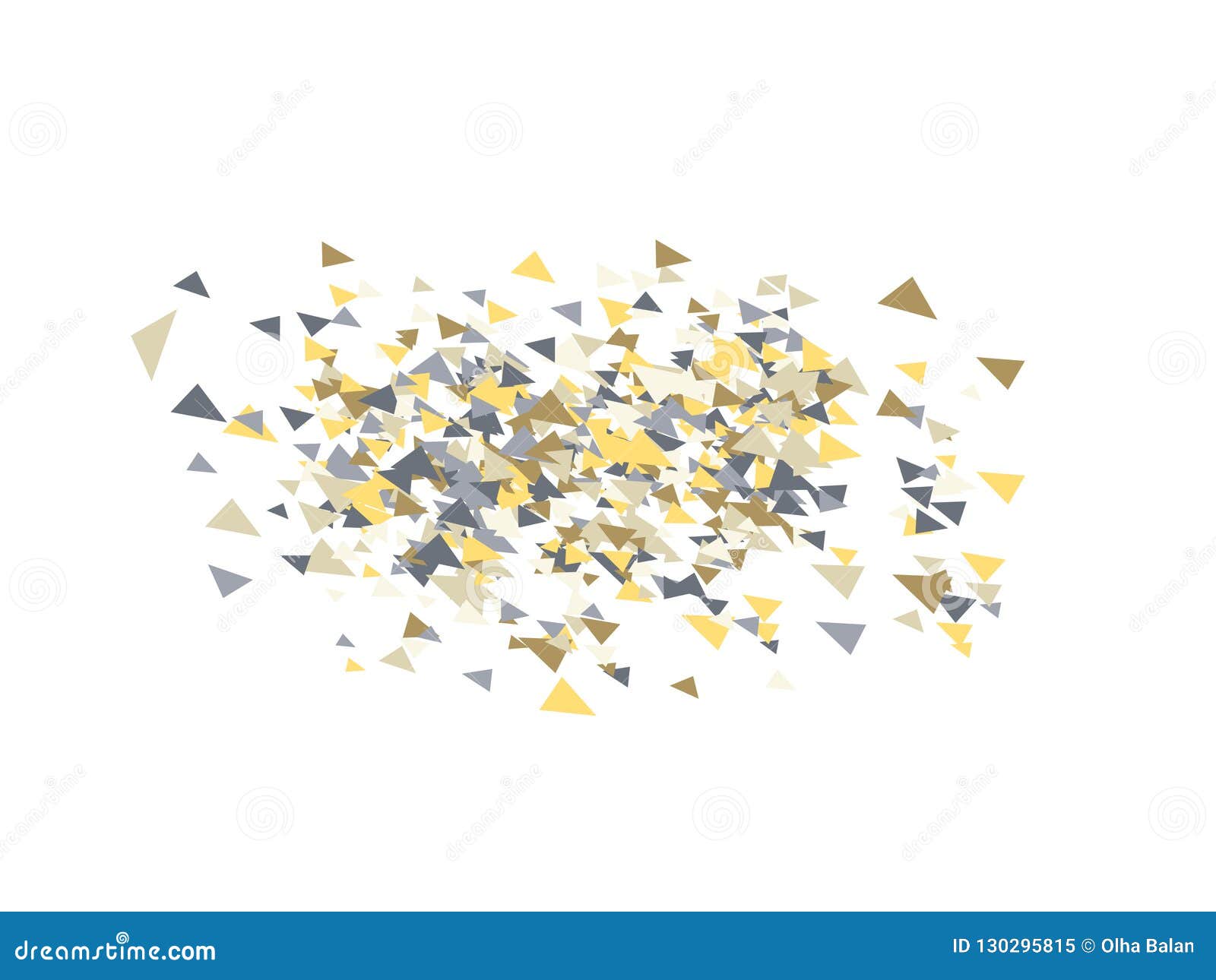 Triangles Confetti Backdrop Stock Vector - Illustration of energy ...