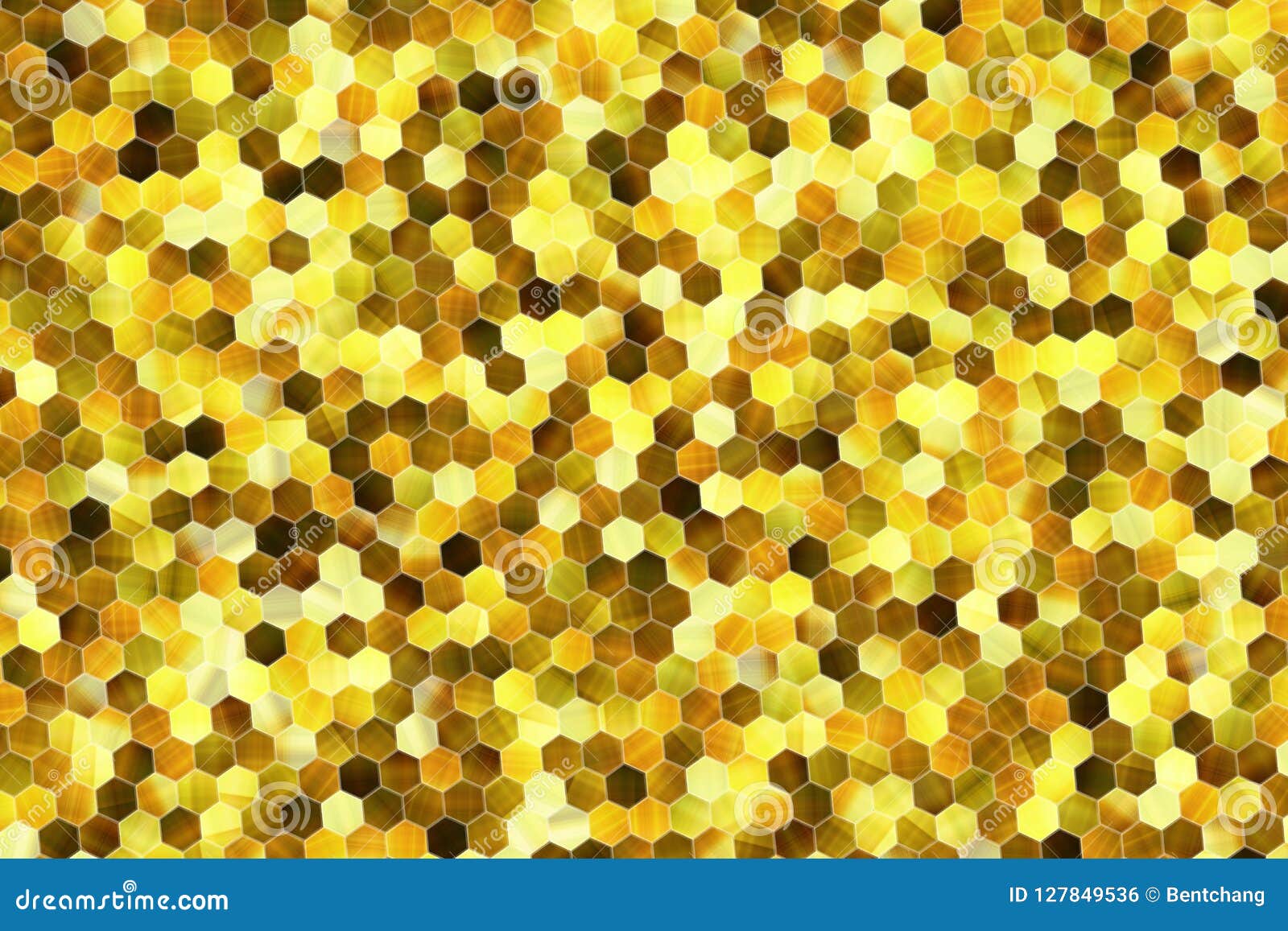 Colorful Pattern Hexagon Strip, Background or Texture for Design. Stock ...