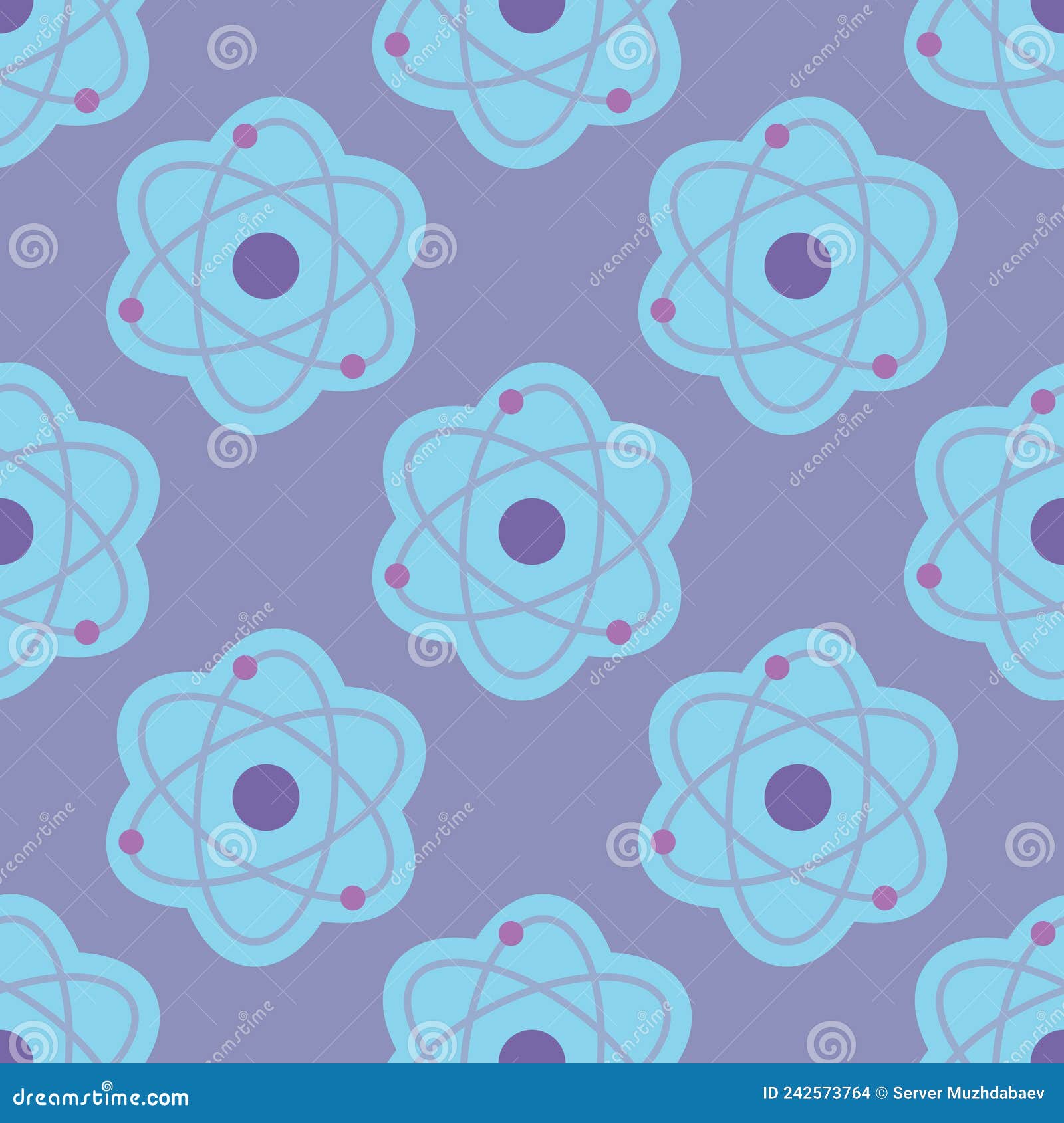 Colorful Pattern of Science Logo for Printing and Decoration. Vector ...