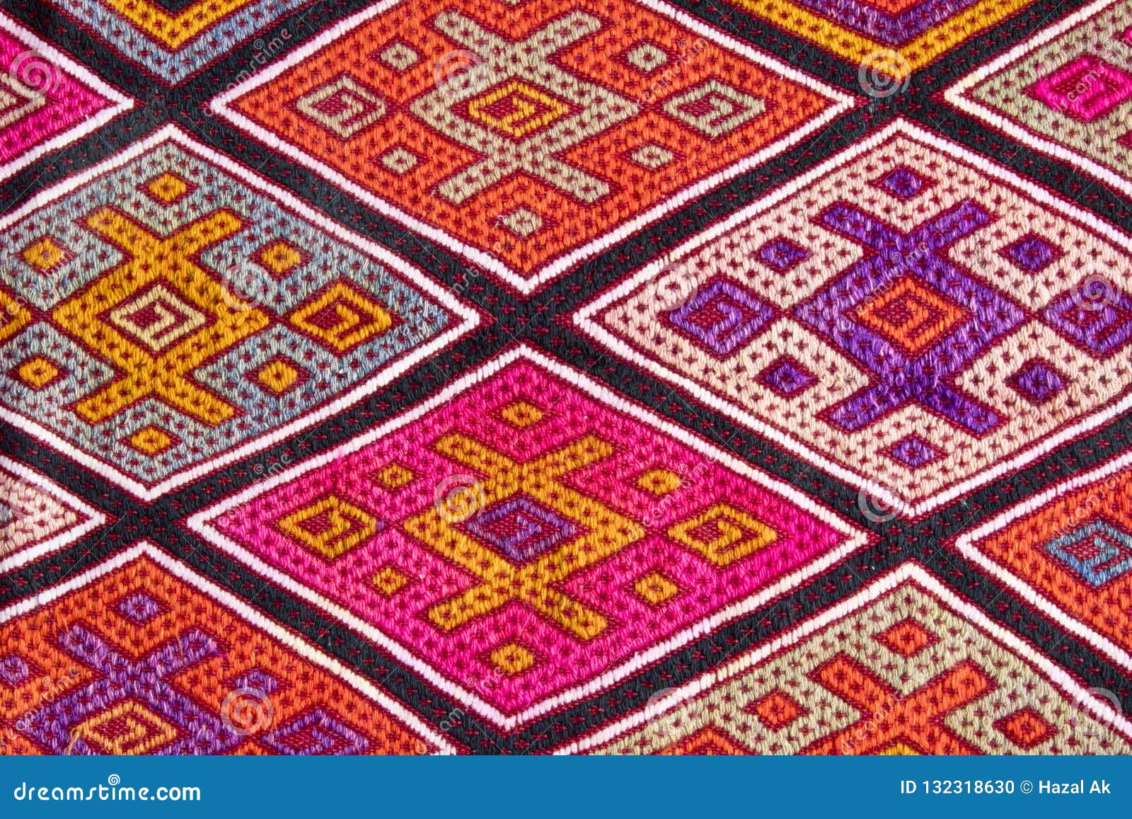 Colorful and Patterned Carpet. Stock Photo - Image of abstract, mosaic ...