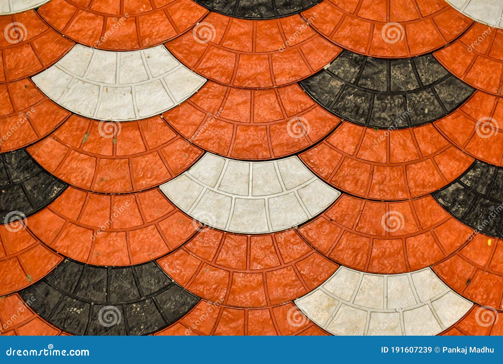 Colorful Patterned Paving Tiles. Interlocking Cement Tiles. Image For ...