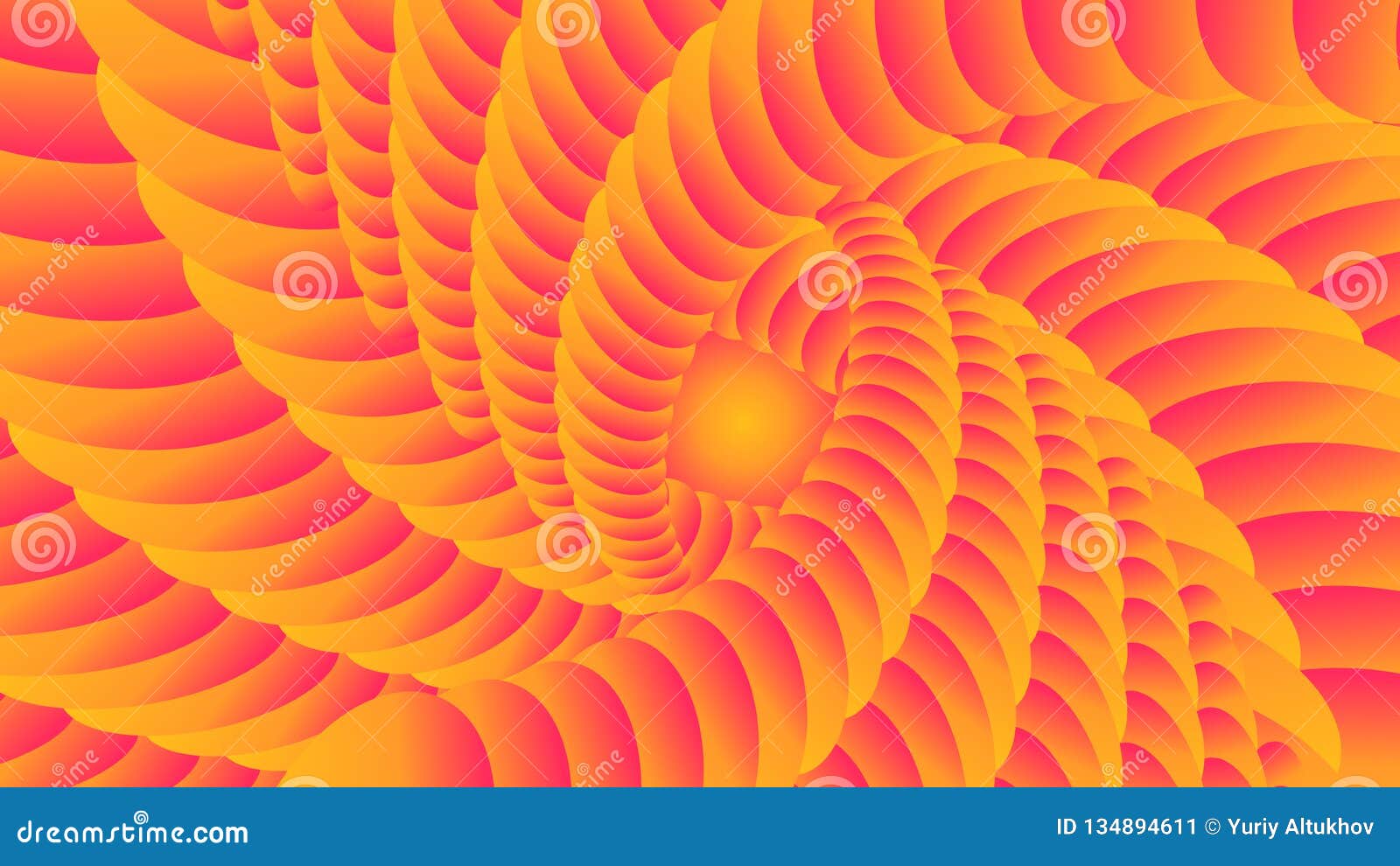 Colorful Patterns. Abstract Background, Orange Vortex, Vector ...