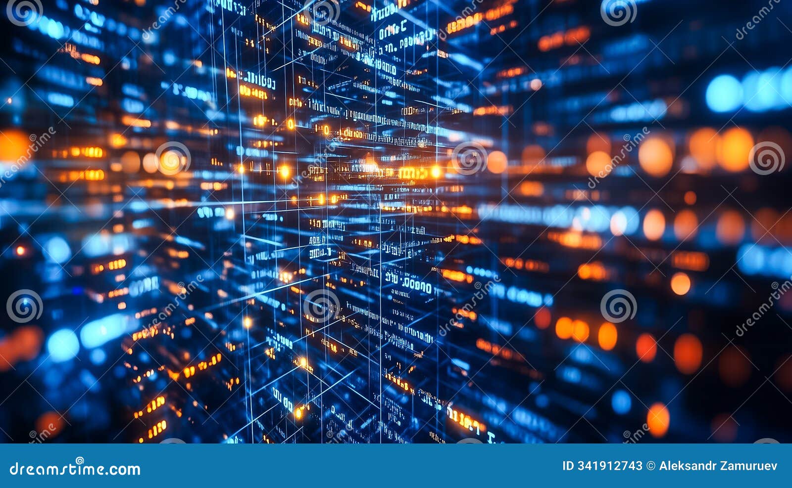 Colorful Patterns Illustrate the Flow of Data and Information between ...