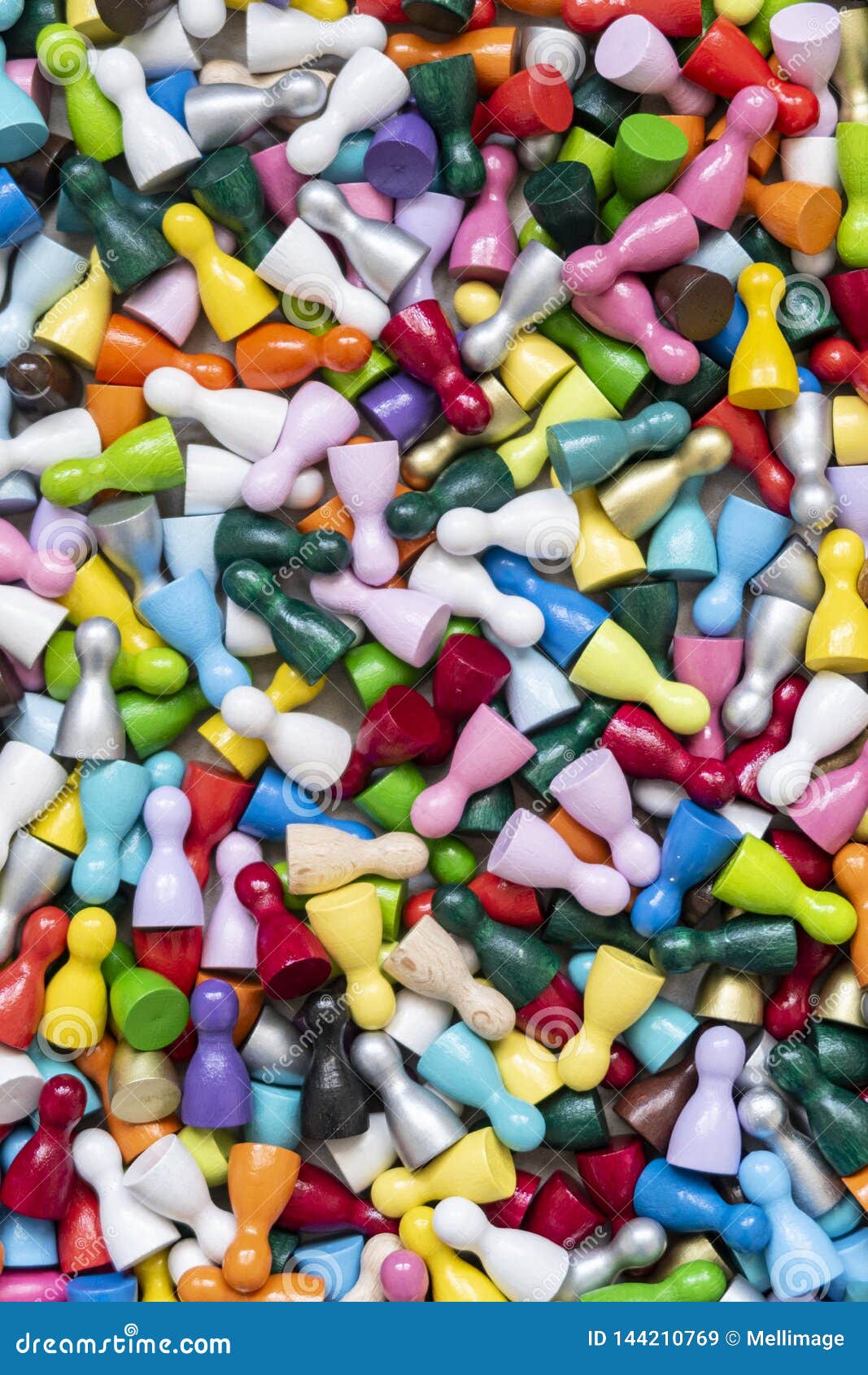 Colorful Patterns: Multicolored Gamefigurines Stock Image - Image of ...