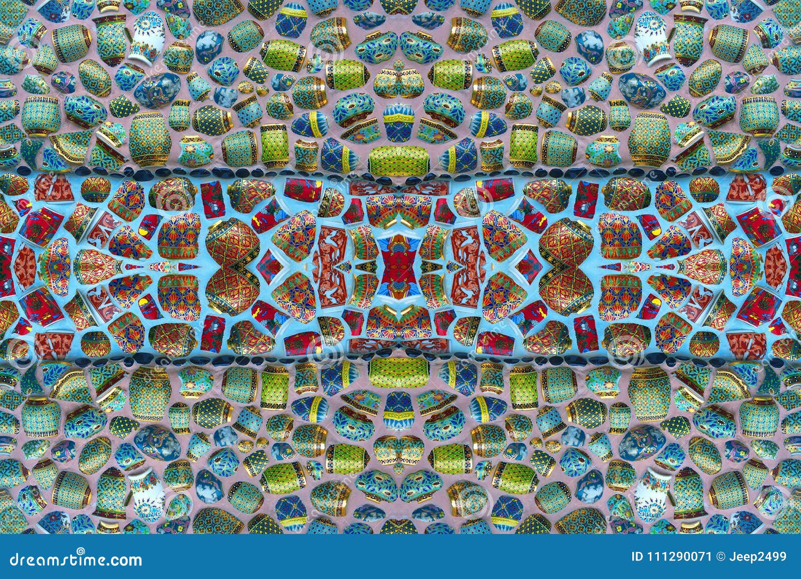Colorful Patterns of Mosaics. Stock Image - Image of tile, background ...