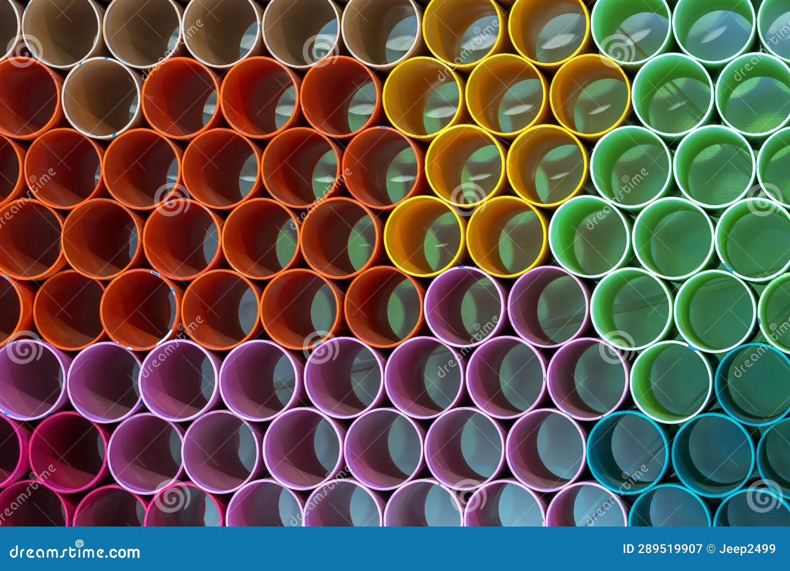Colorful Patterns of Plastic Pipes. Stock Image - Image of texture ...