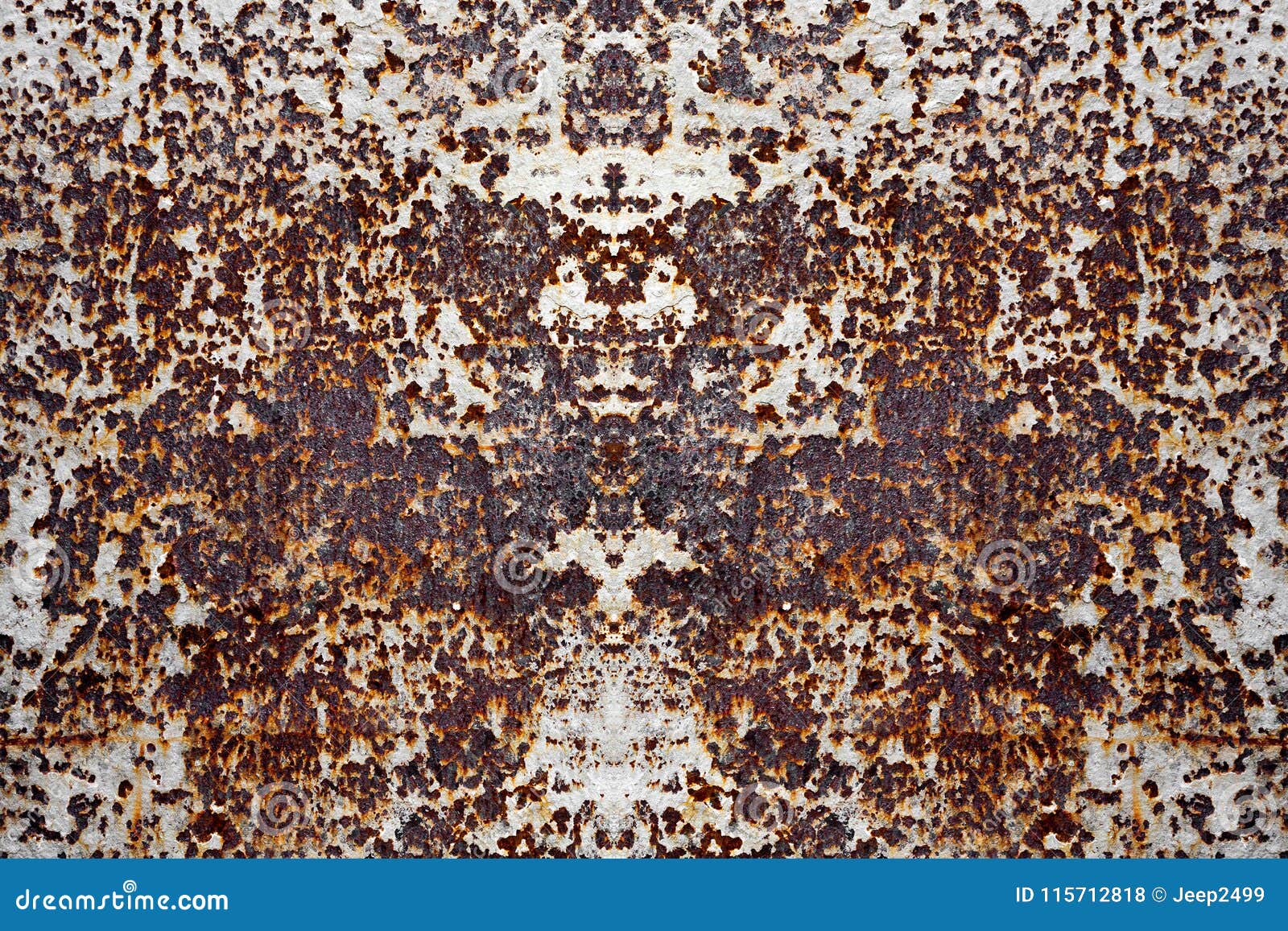 Colorful Patterns of Rust on the Steel Floor. Stock Photo - Image of ...