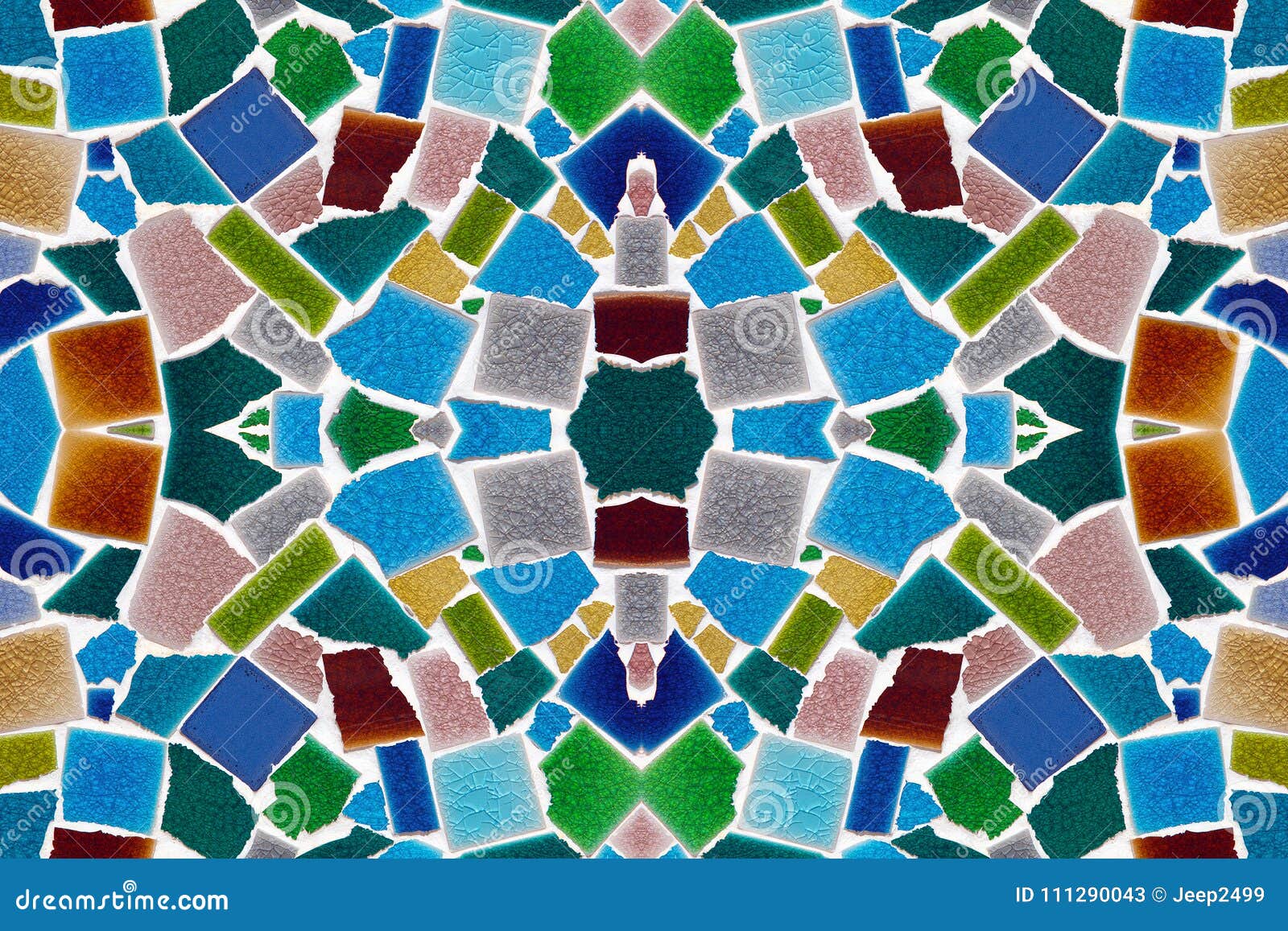 Colorful Patterns of Tiles. Stock Illustration - Illustration of ...