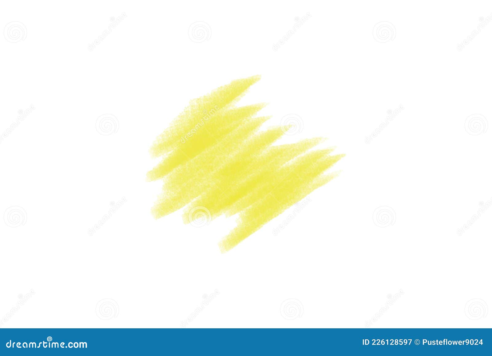 Yellow Coal Scribble on White Background Stock Illustration ...
