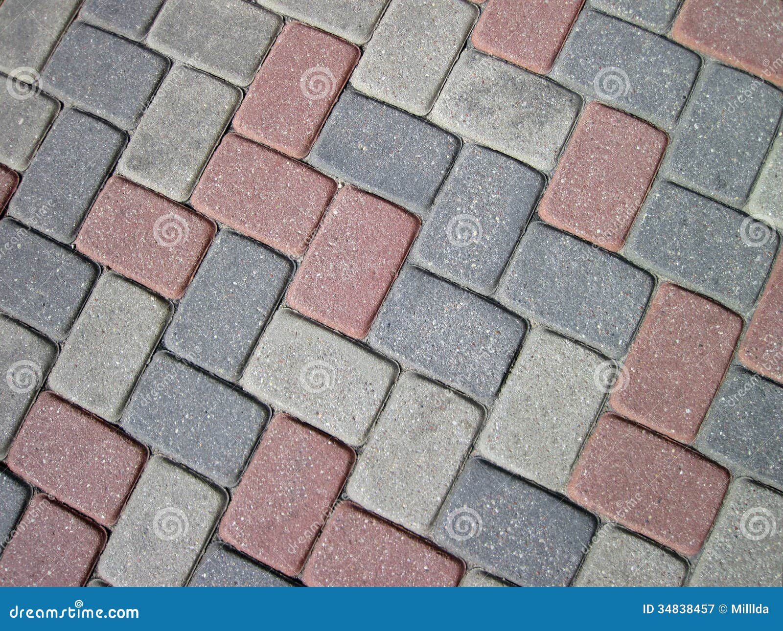 Colorful pavement stock image. Image of path, pattern - 34838457