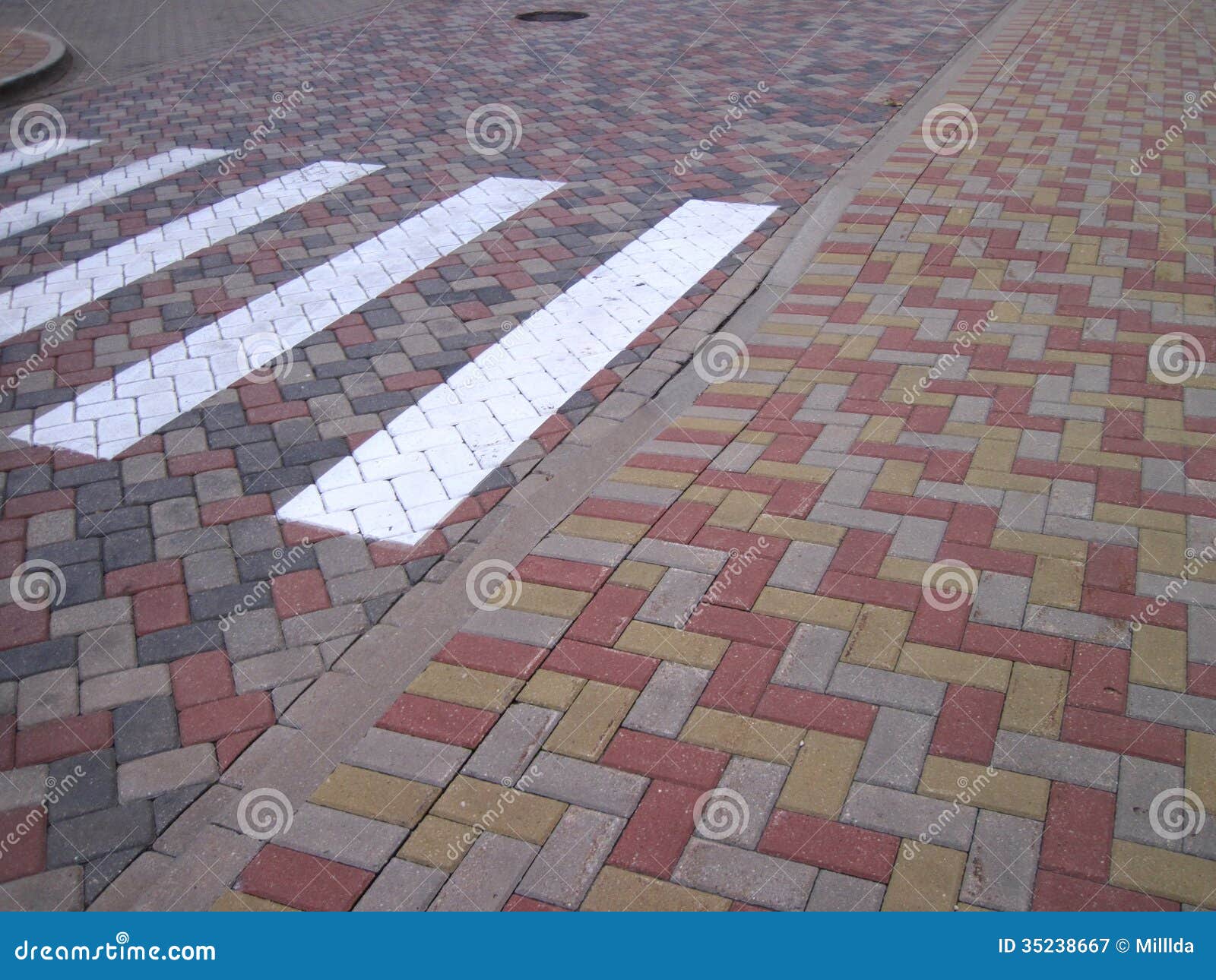 Colorful pavement and road stock image. Image of line - 35238667