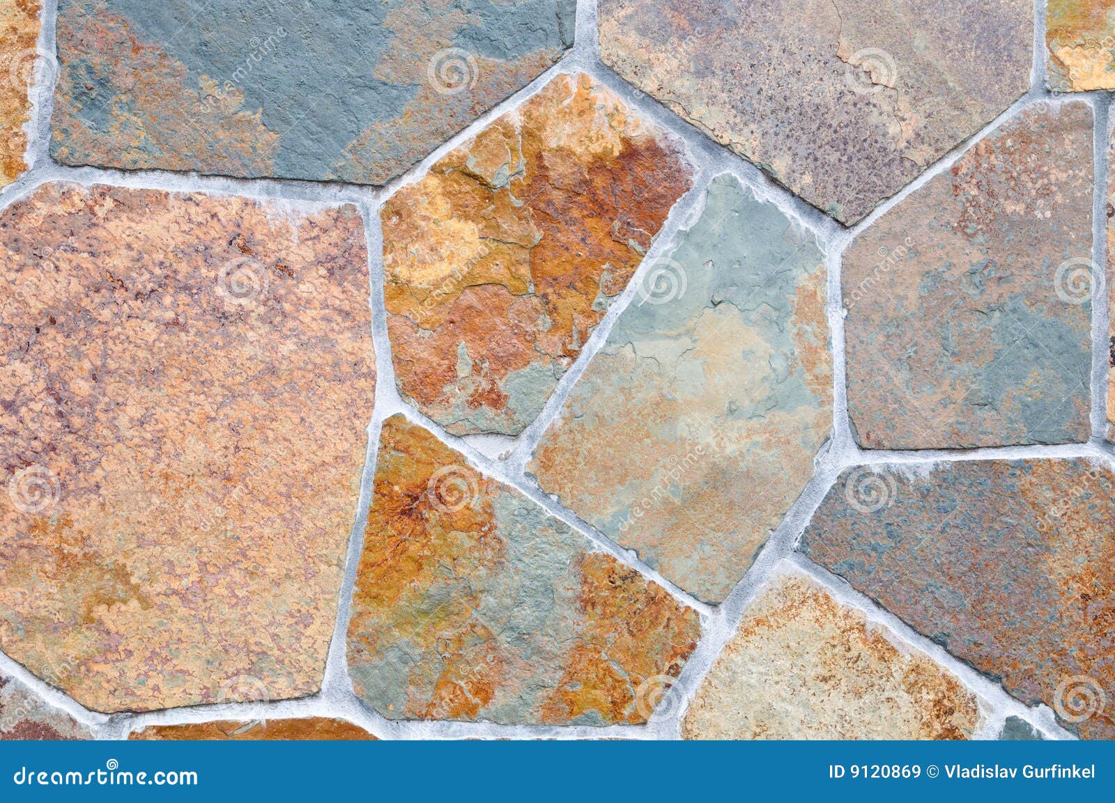 New Colorful Paving Stones And Meter Measure Royalty-Free Stock ...
