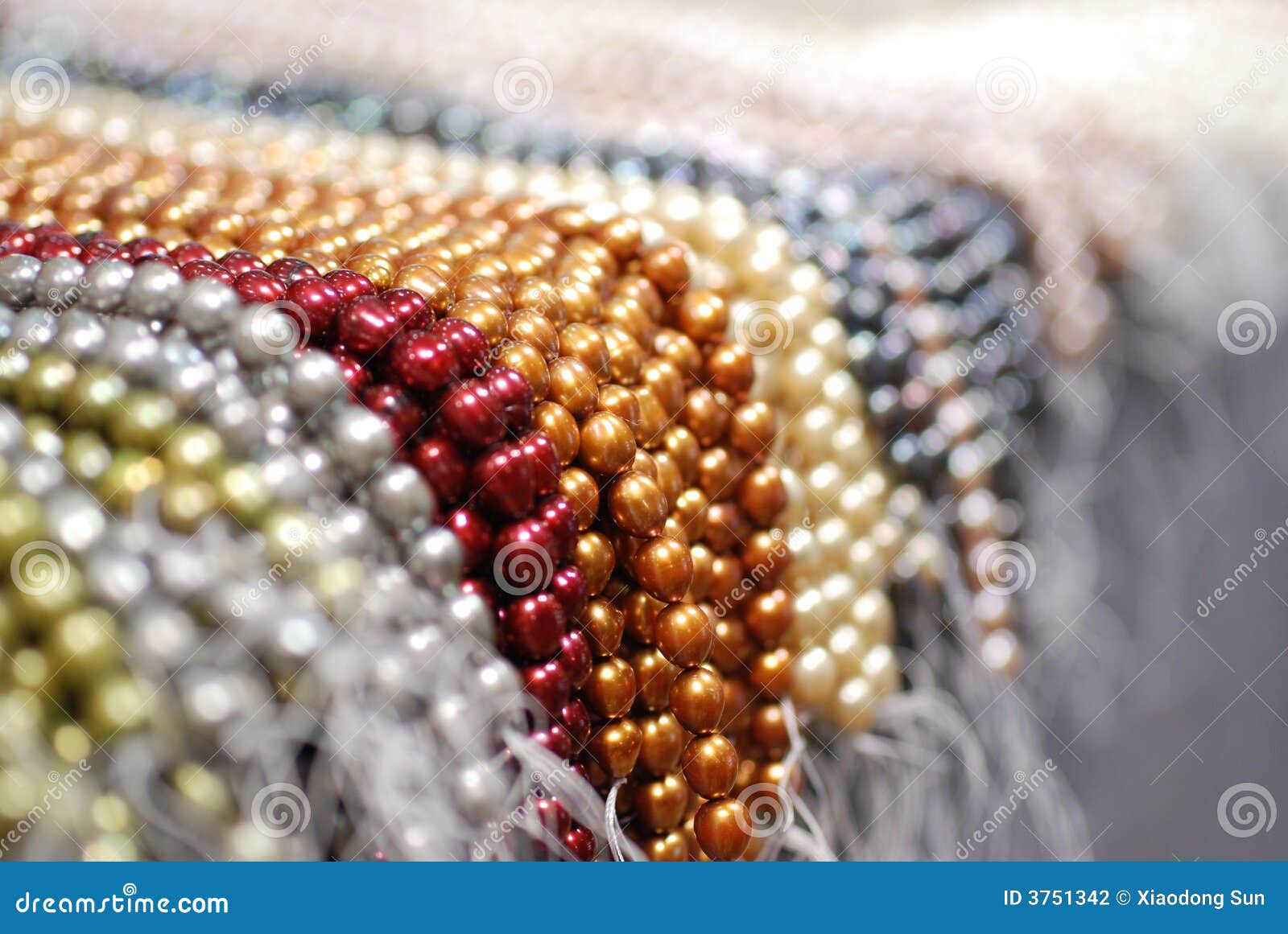 Colorful pearl strands stock photo. Image of bracelet - 3751342