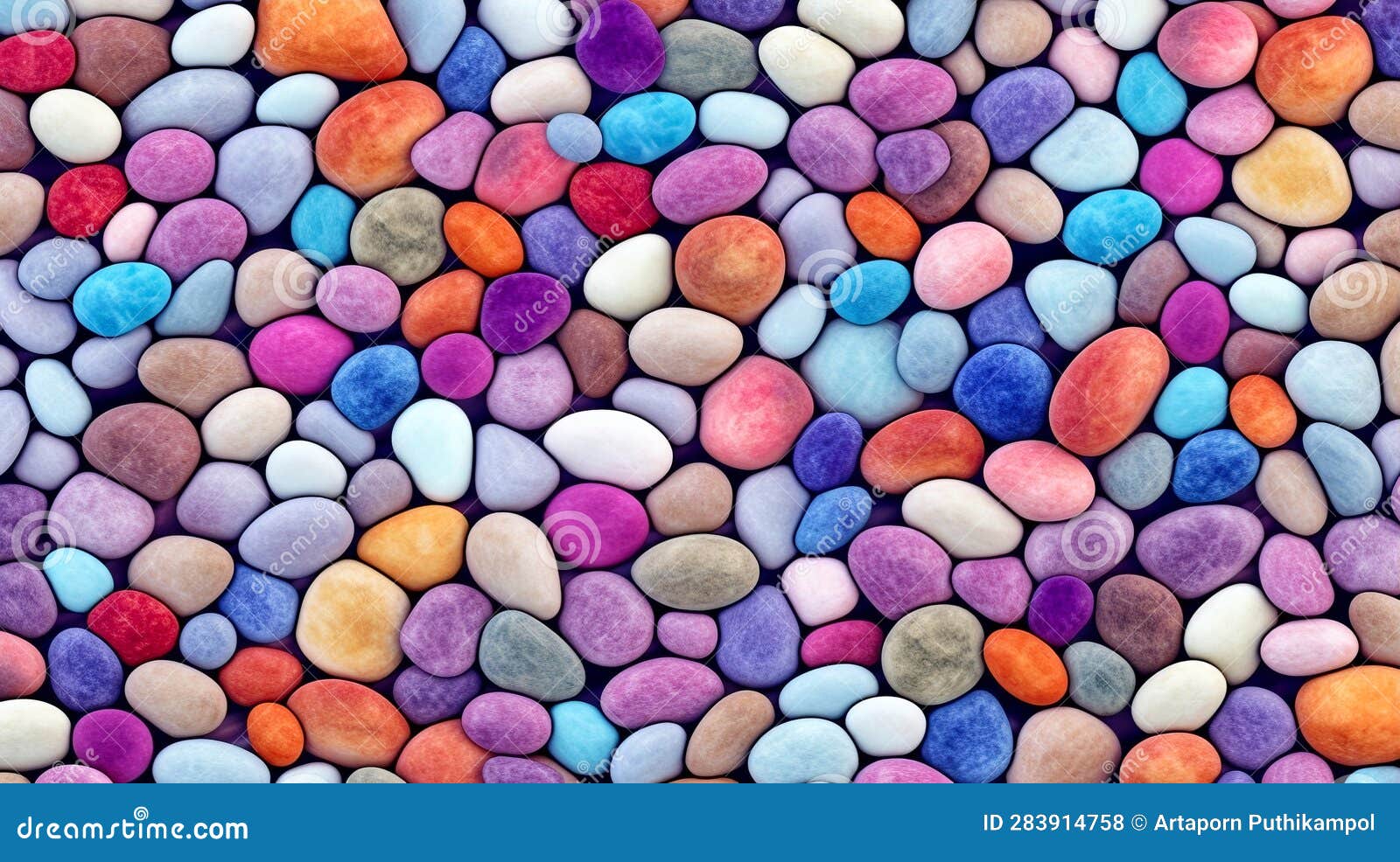 Colorful Pebble Background, Abstract Pattern Illustration Which is ...