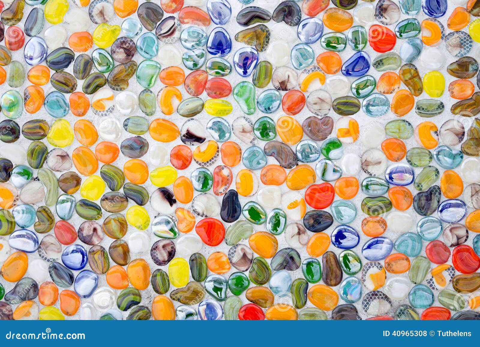 Colorful pebble stone stock photo. Image of nature, pattern - 40965308