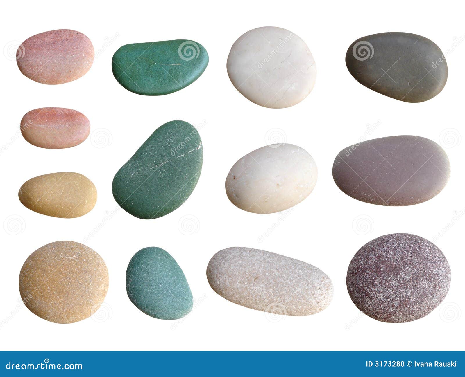 Colorful pebbles stock photo. Image of grey, nature, background - 3173280