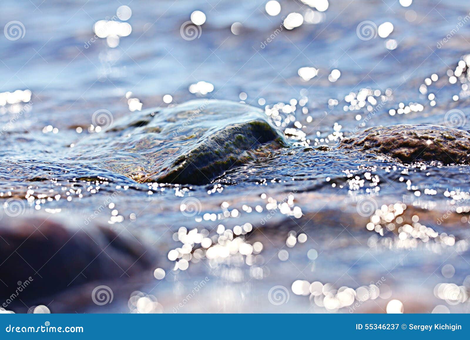 Colorful Pebbles Of Lake Baikal. Fallen Multi-colored Leaf Of A Plant ...