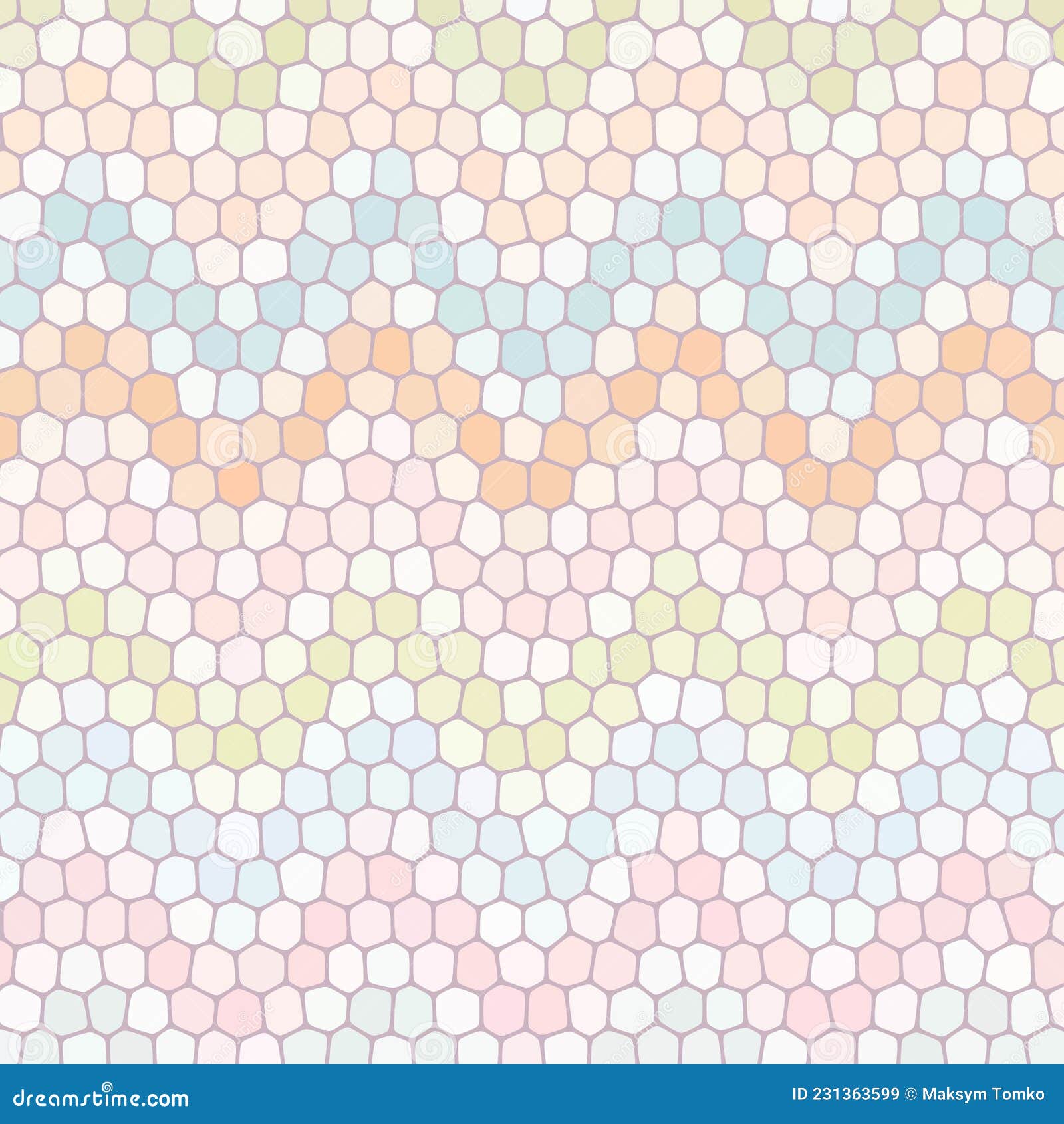 Colorful Pebbles. Hexagonal Design. Layout for Presentation. Eps 10 ...