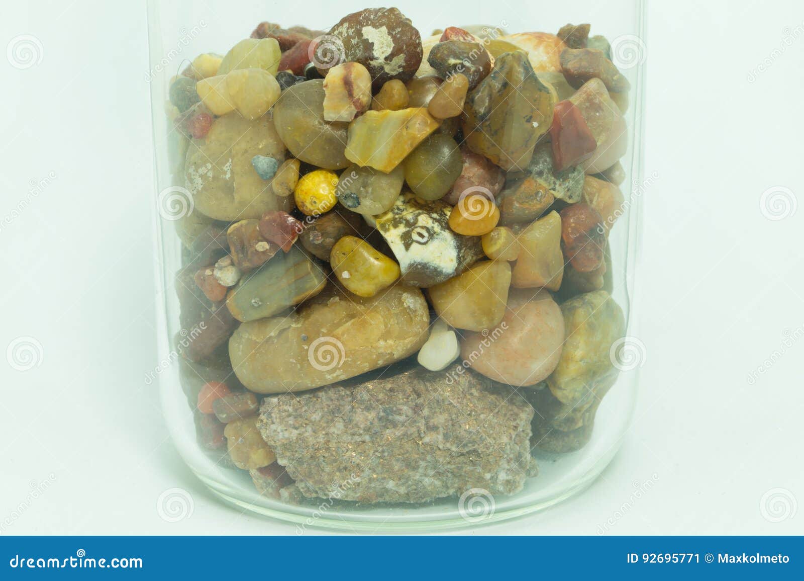 Colorful Pebbles In The Jar Background Stock Image | CartoonDealer.com ...