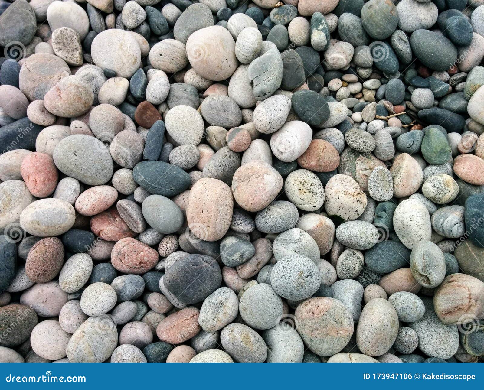 Colorful Pebbles and Rocks stock photo. Image of rocks - 173947106