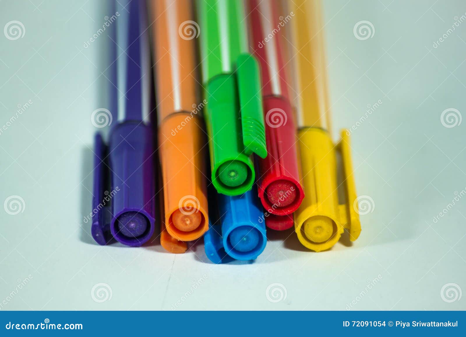 Colorful of pen stock photo. Image of write, heap, paper - 72091054