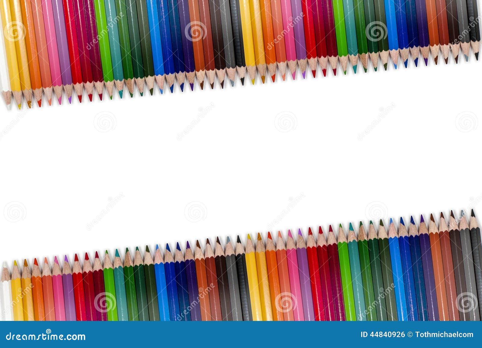 Colorful Pencil Frame 03 stock photo. Image of object - 44840926