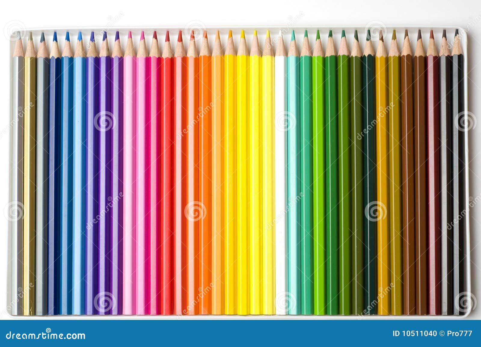 Colorful pencils stock photo. Image of education, colors - 10511040