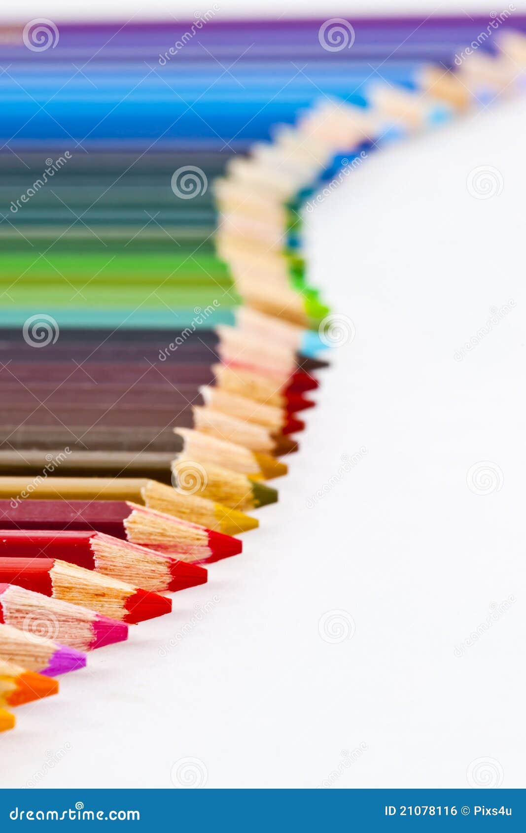 Colorful pencils stock photo. Image of isolated, hobbies - 21078116