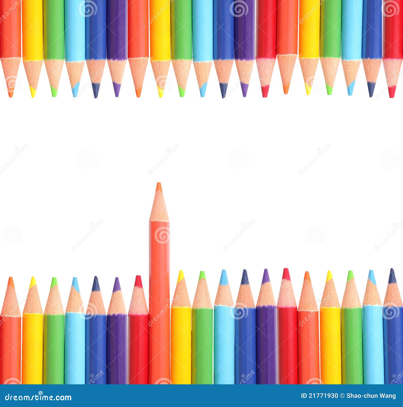 Colorful pencils stock photo. Image of blank, palette - 21771930