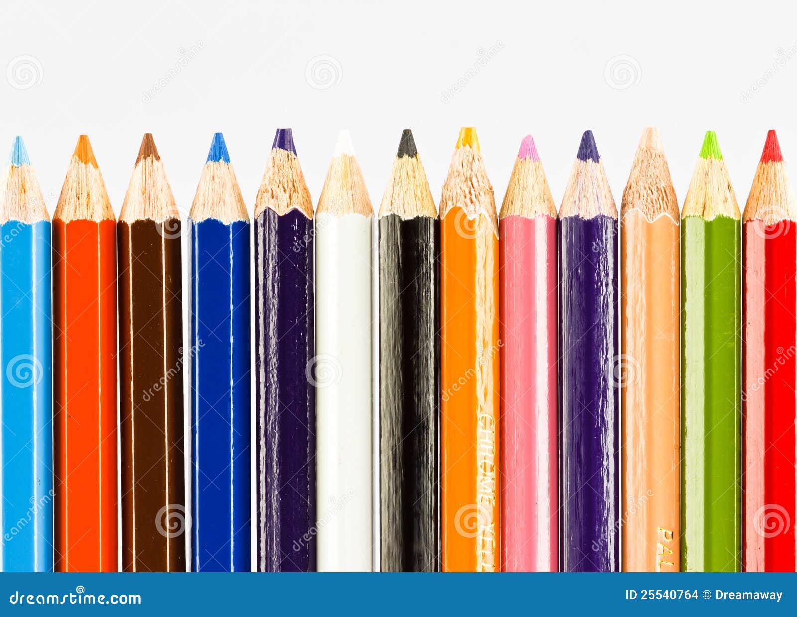 Colorful Pencils stock illustration. Illustration of creative - 25540764