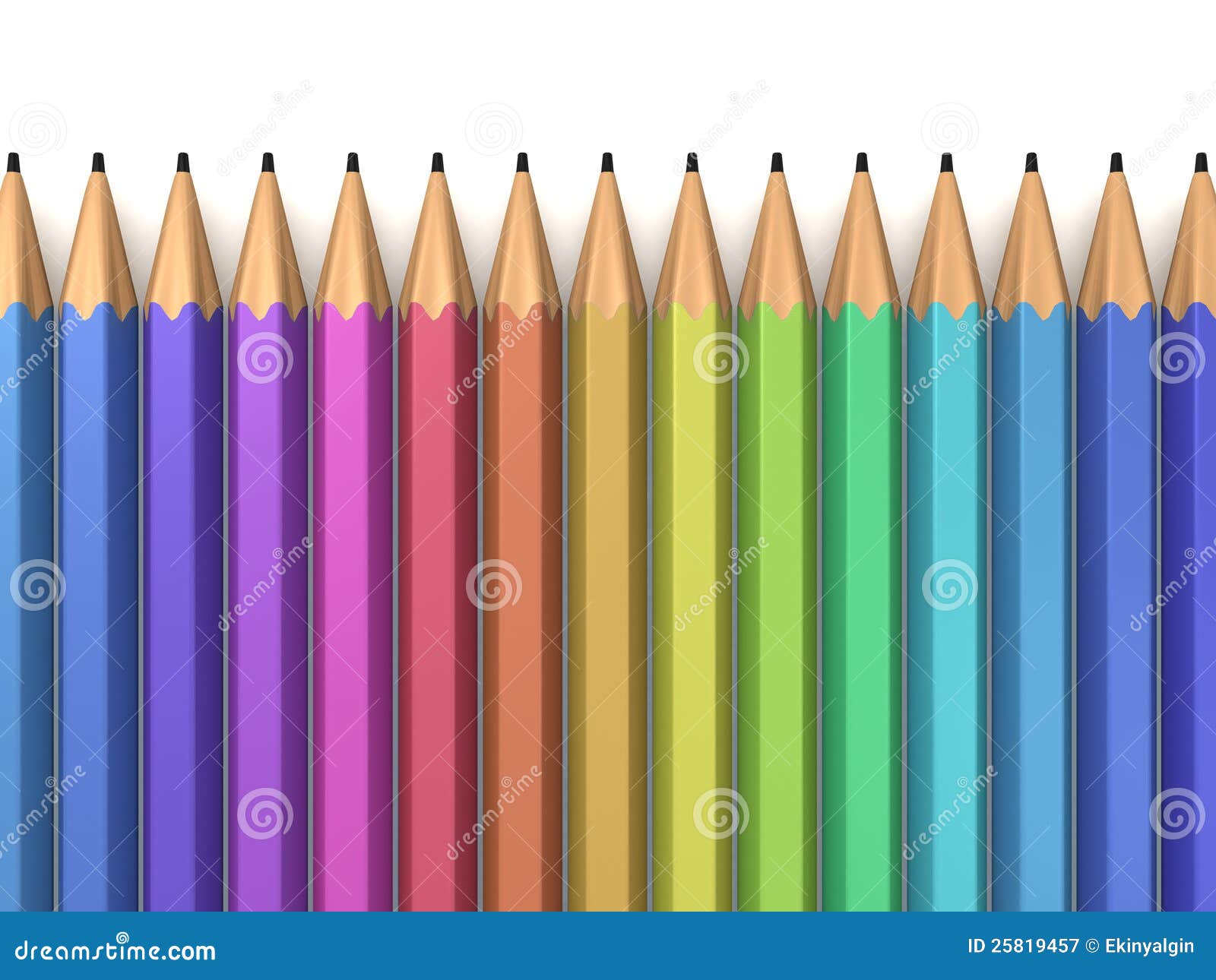 Colorful Pencils stock image. Image of artistic, stationary - 25819457