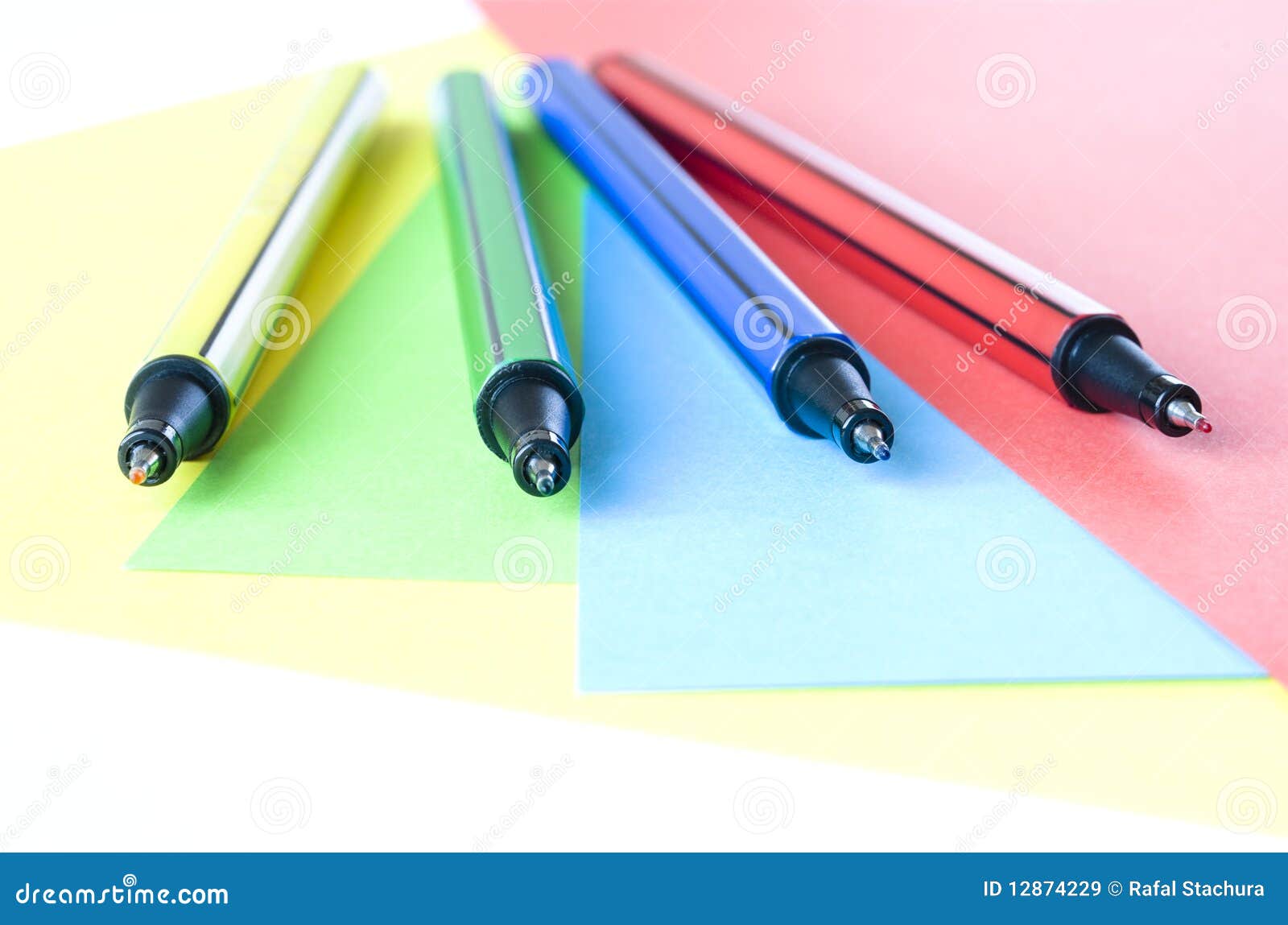 Colorful Pens Royalty-Free Stock Image | CartoonDealer.com #44230888