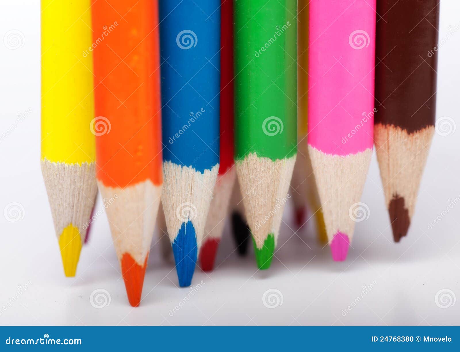 Colorful pens stock photo. Image of multicolored, color - 24768380