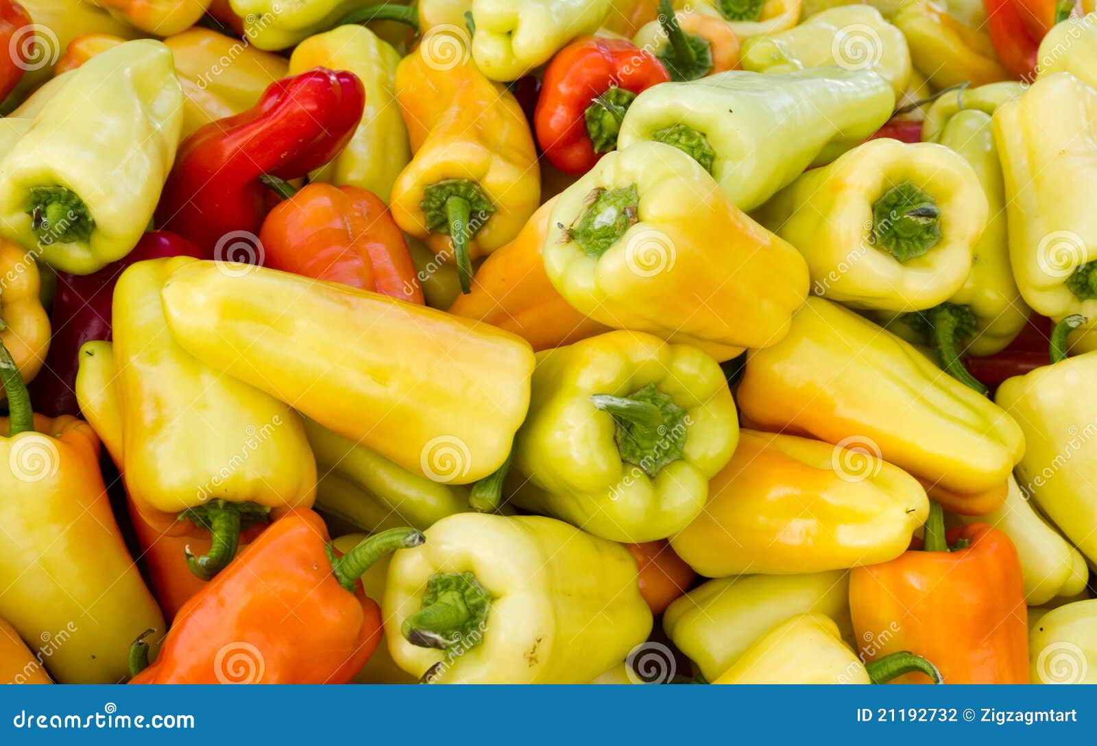 Colorful Peppers on Display Stock Photo - Image of agriculture, organic ...