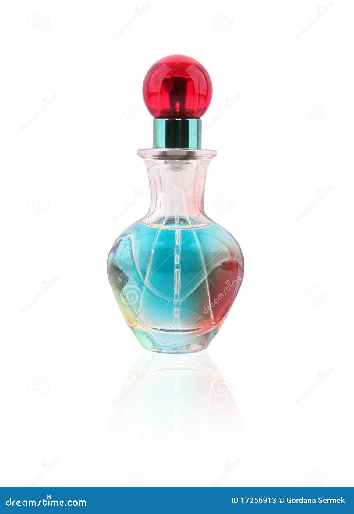 Colorful perfume bottle stock image. Image of care, feminine - 17256913