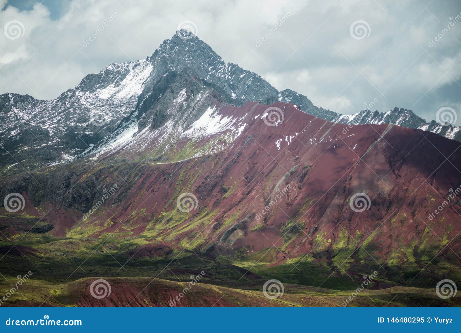 Colorful Peruvian Andes stock image. Image of fresh - 146480295