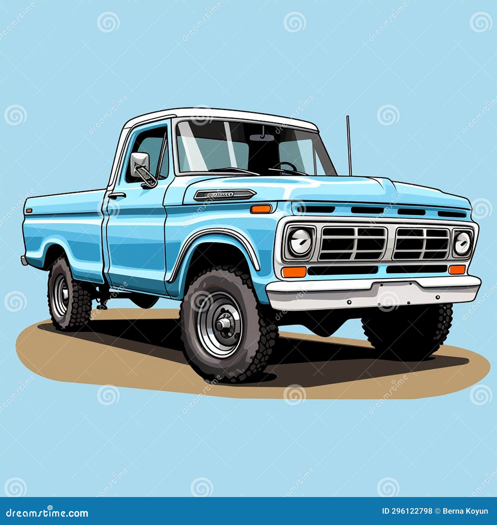 Colorful Pickup Vision Dynamic Impression Stock Illustration - Illustration of extreme ...