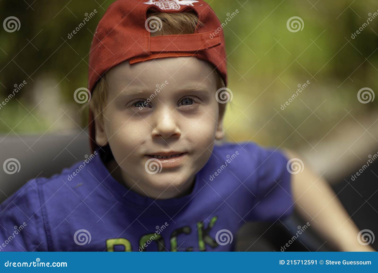 Colorful Picture of a Cute Boy Stock Image - Image of colorful, toddler ...