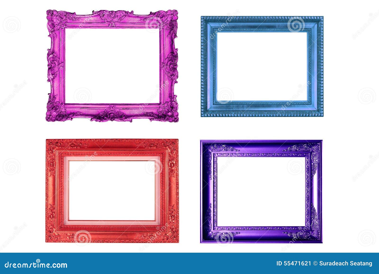 Colorful picture frame stock image. Image of colorful - 55471621
