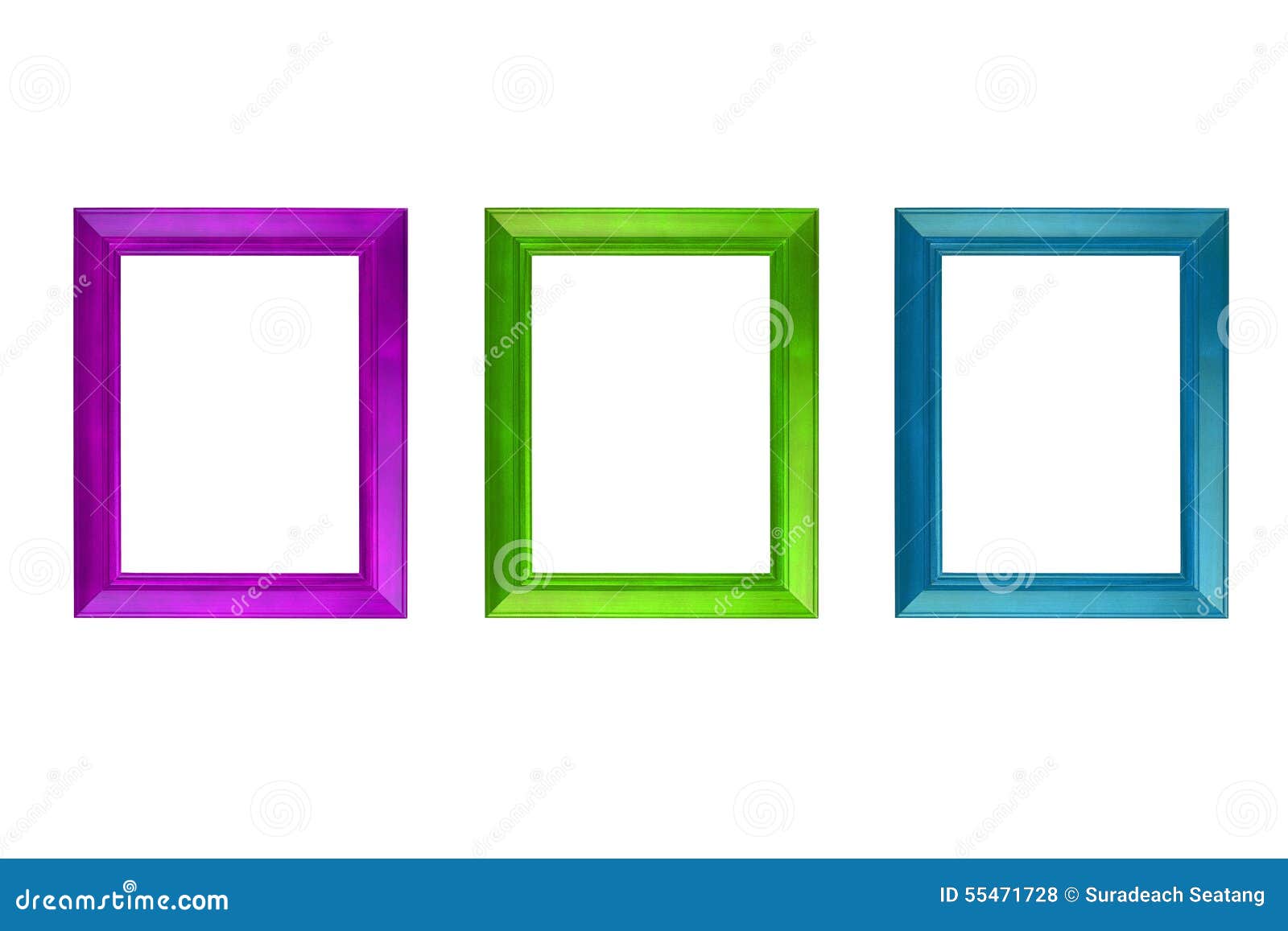 Colorful picture frame stock photo. Image of single, blank - 55471728