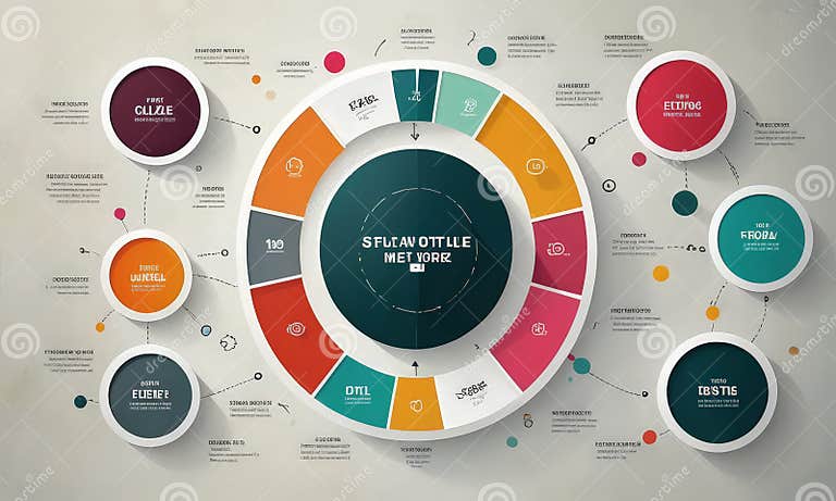 Circular Diagram with the Words S Motto S Motto Stock Illustration ...