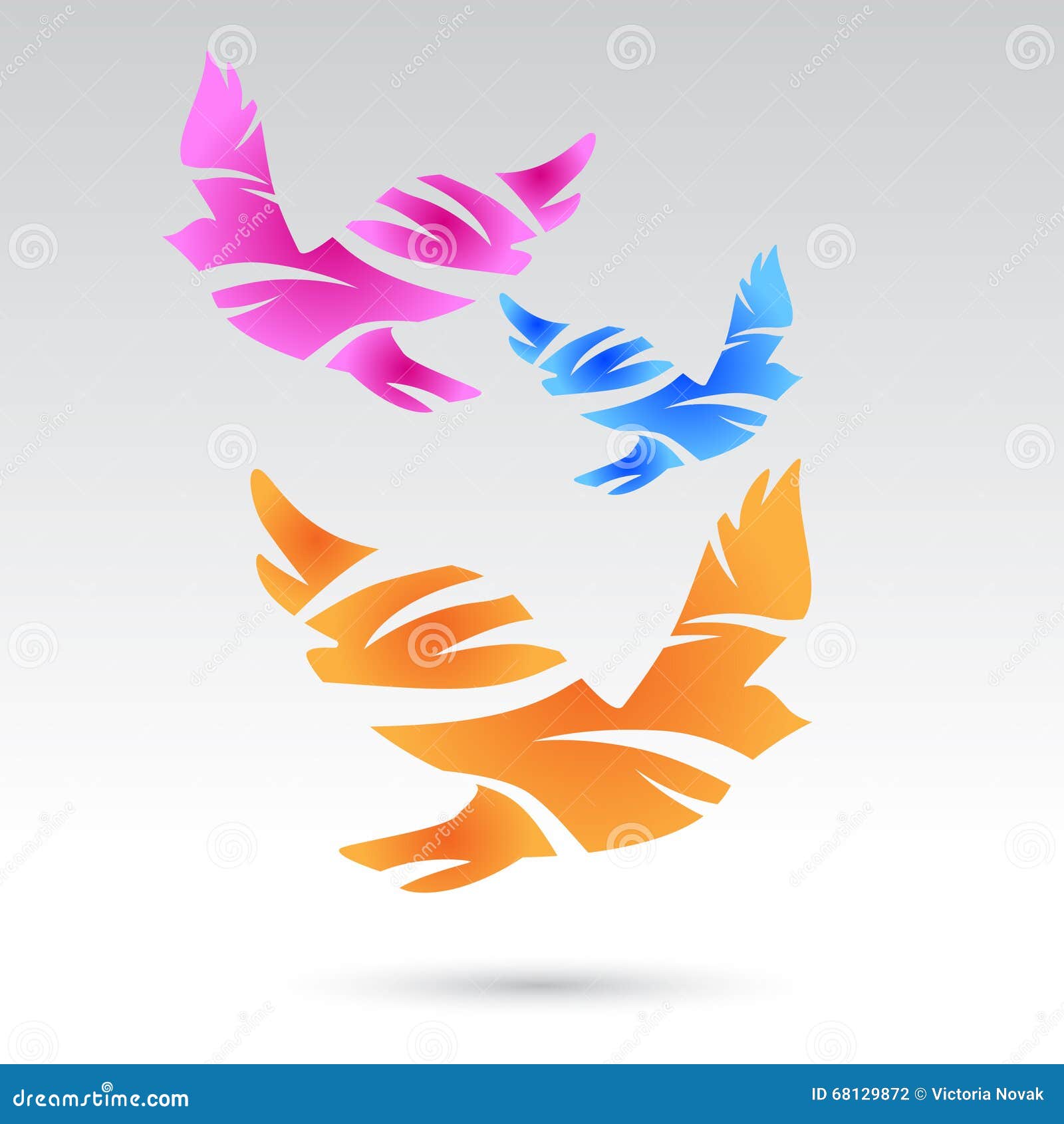 Abstract Birds Sketch Vector Seamless Pattern | CartoonDealer.com ...