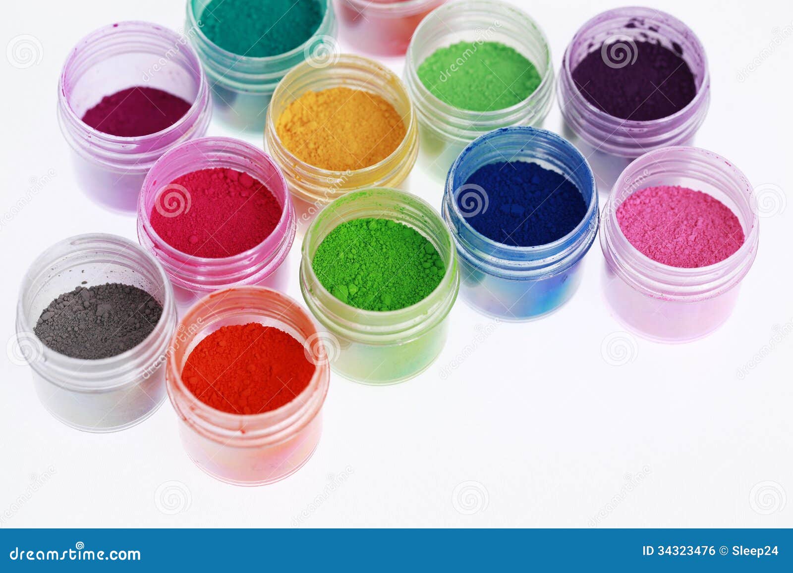 Colorful pigments powders stock photo. Image of color - 34323476