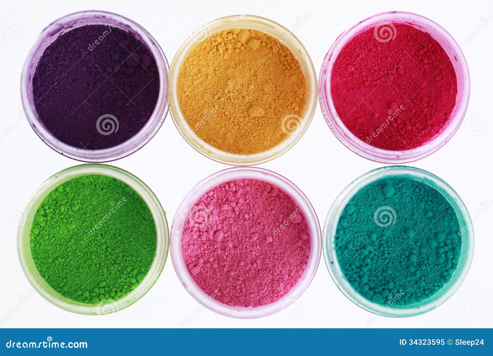Colorful pigments powders stock image. Image of india - 34323595