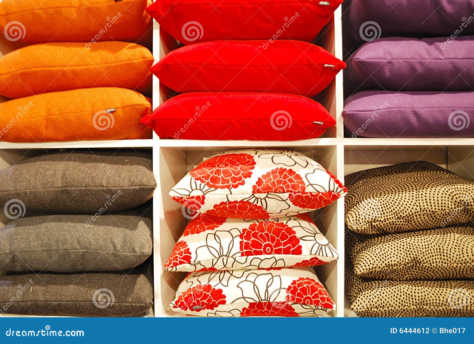 Colorful pillows stock photo. Image of design, seat, furnishings - 6444612