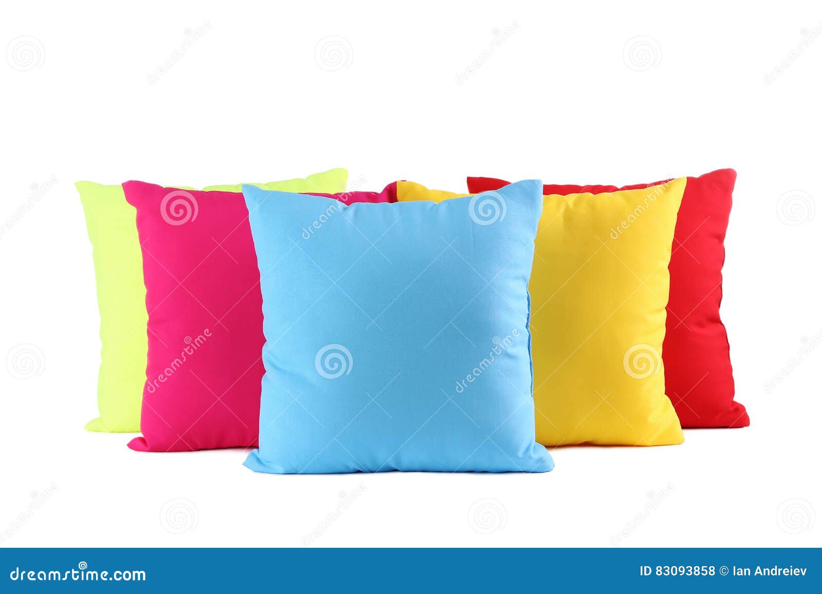 Colorful pillows stock photo. Image of blanket, case - 83093858